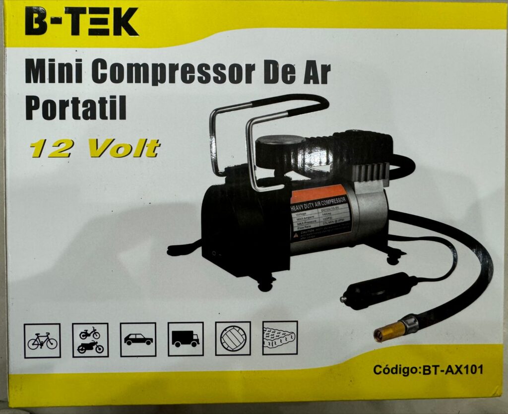Compresor De Ar Portatil B-MAX BT-AX101 – WZH Eletronico