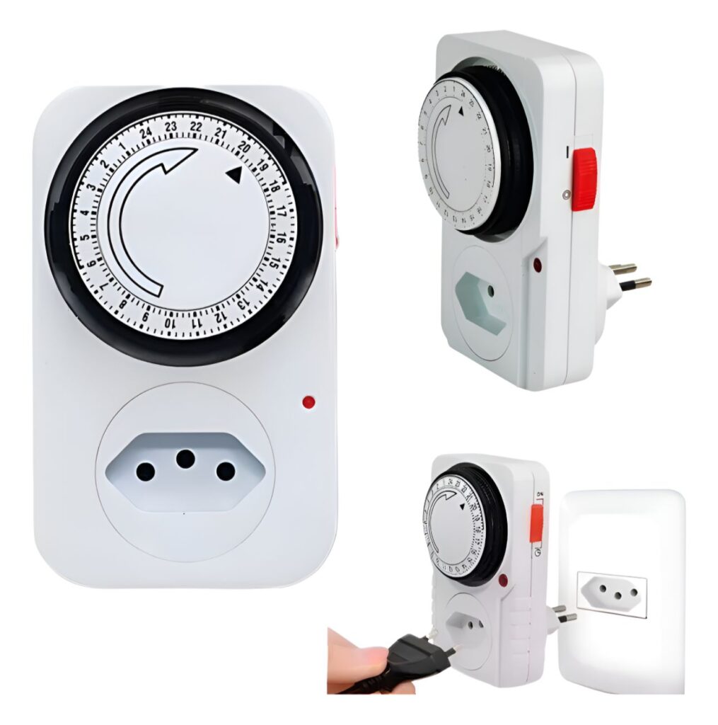 Timer Temporizador Mecanico De Tomada – WZH Eletronico