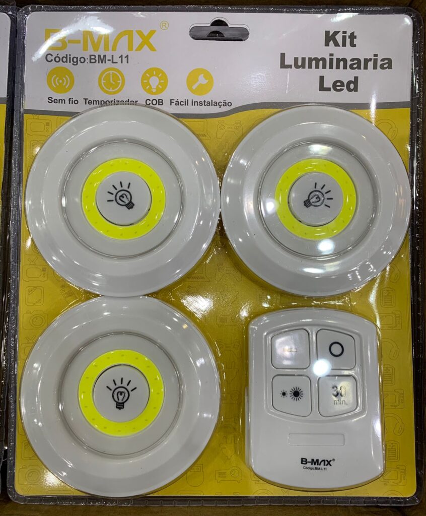Kit Luminaria LED B-MAX BM-L11 – WZH Eletronico