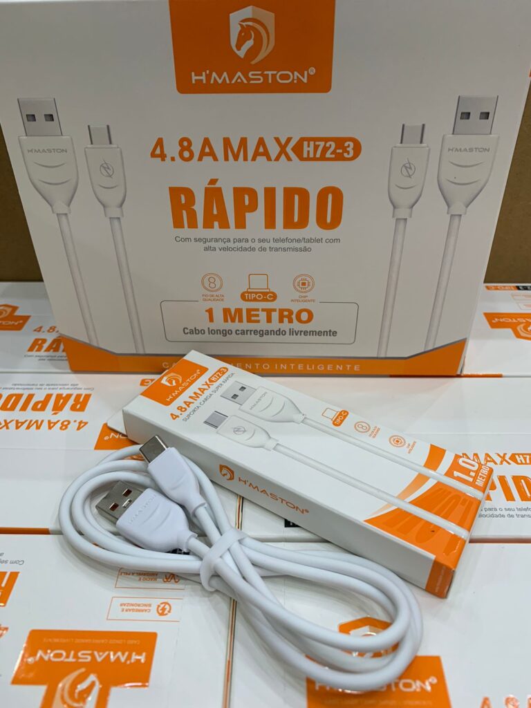 Cabo H’maston H72-3 4,8A 1M Tipo-c – WZH Eletronico