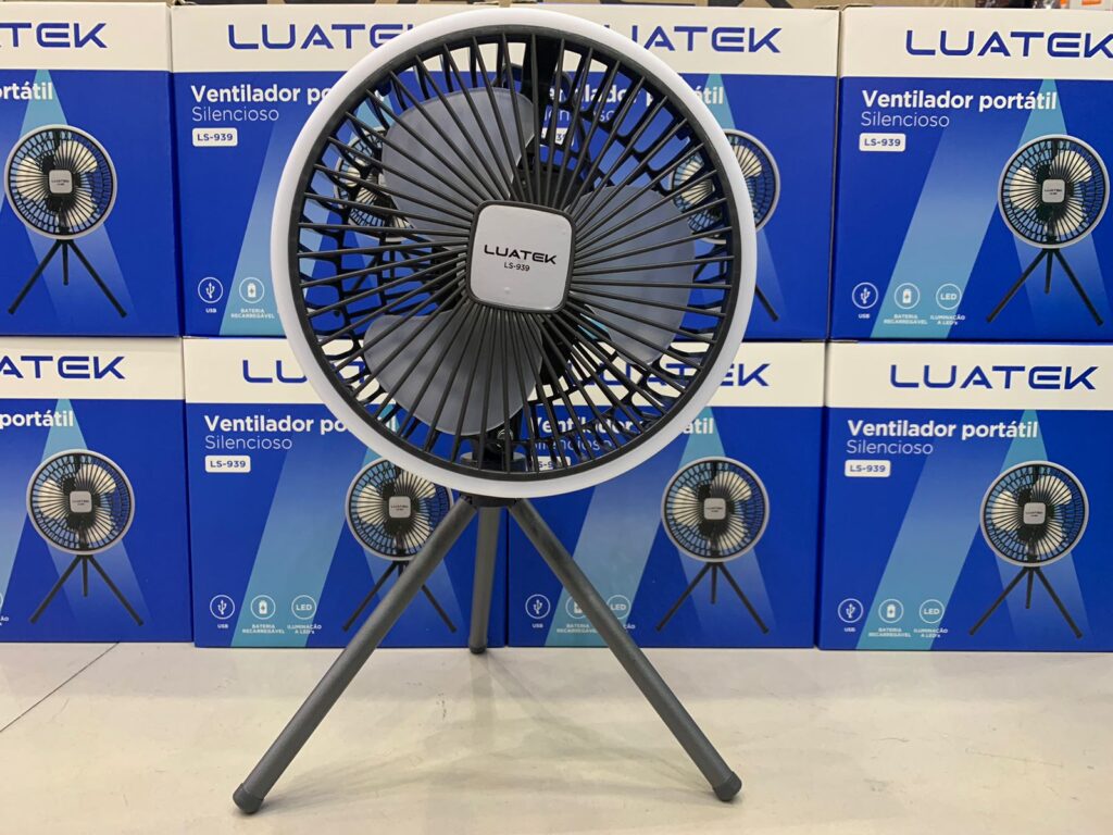 Mini Ventilador De Mesa Regarregavel LUATEK LS-939 – WZH Eletronico