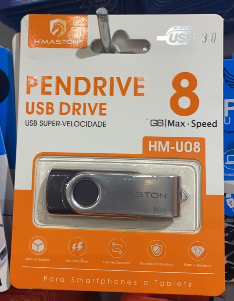 Pendrive H’maston Original 8gb – WZH Eletronico