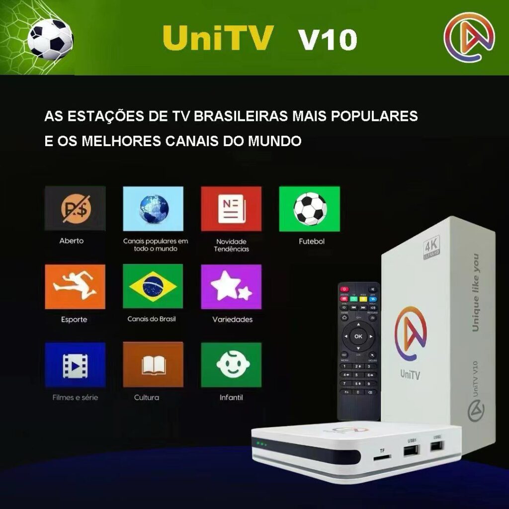 Receptor UniTV V10 4K Ultra HD – WZH Eletronico