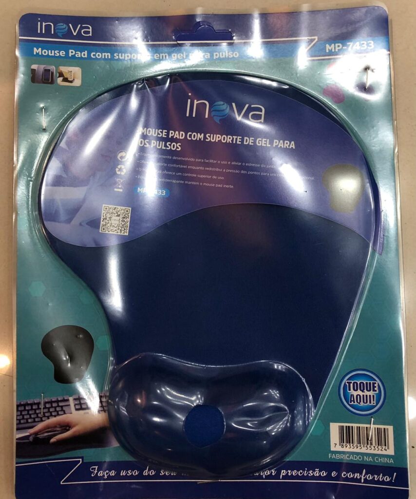 Mouse Pad Knup S102 Gamer Com Led Rgb 7 Cores 30cm X 25cm Mousepad Top ...