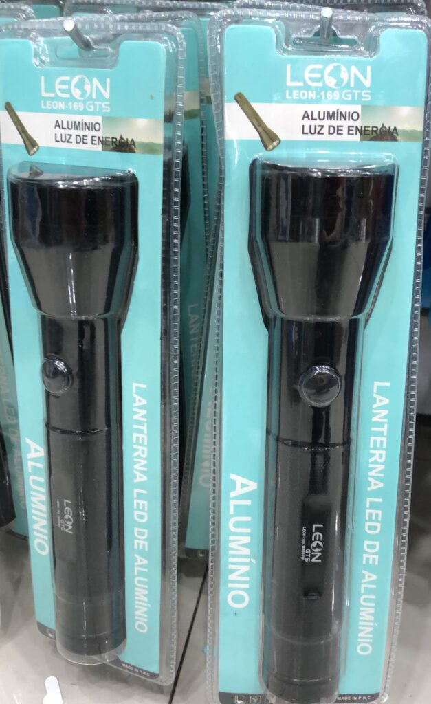 Lanterna LEON Led De Aluminio Leon-169 GTS – WZH Eletronico