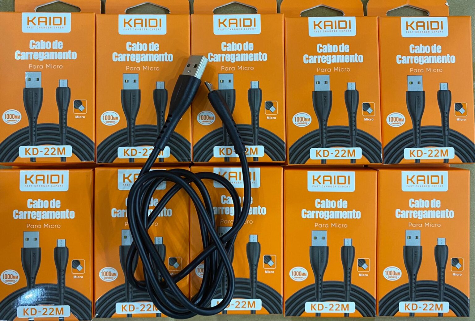Cabo Kaidi 1m KD-22M V8 Micro – WZH Eletronico