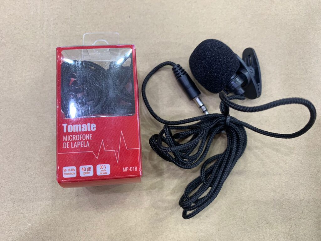 Mini Microfone De Lapela Tomate MP-018 – WZH Eletronico