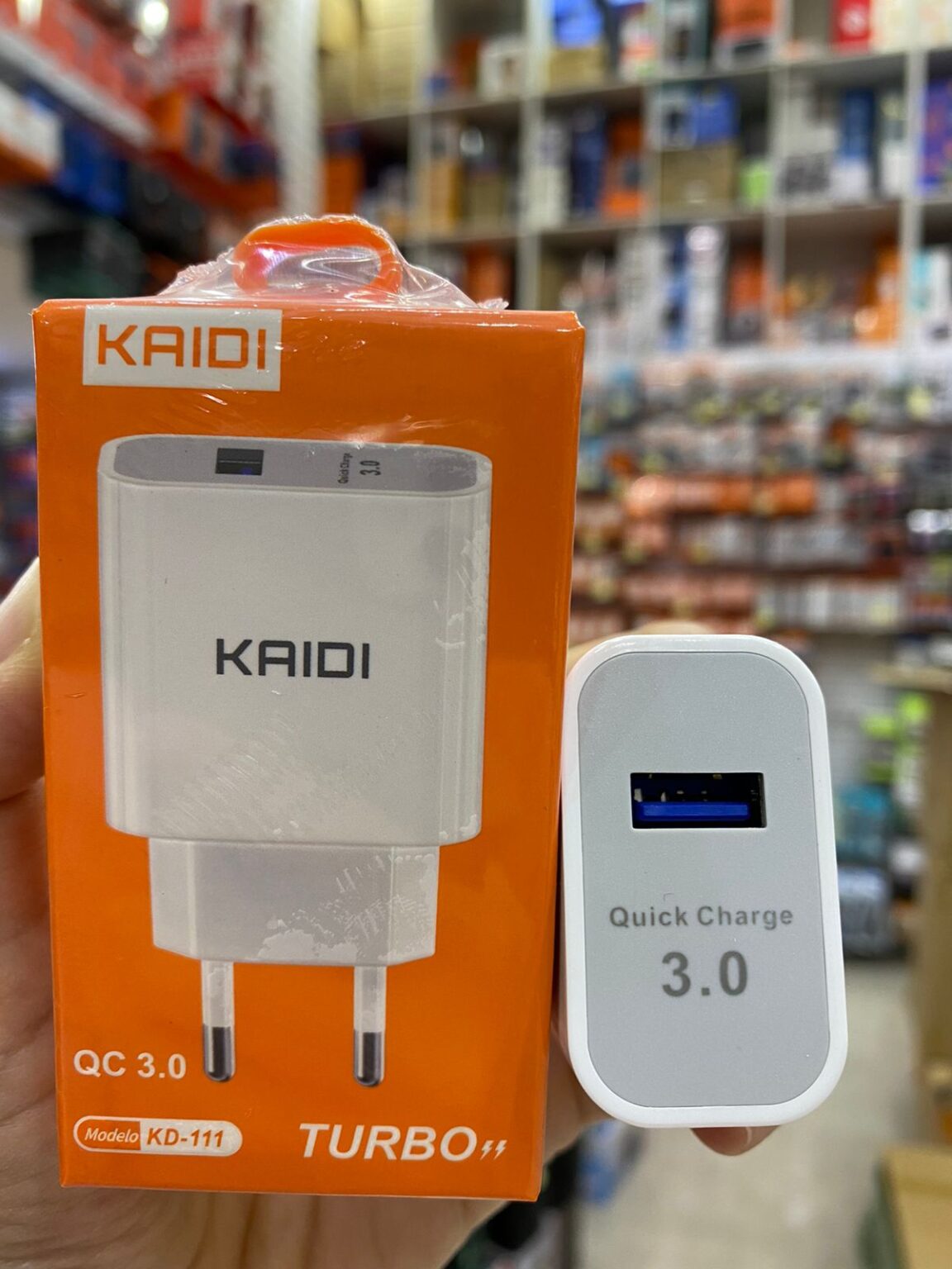 Fonte Carregador de celular Kaidi Kd-111 QC 3.0 – WZH Eletronico