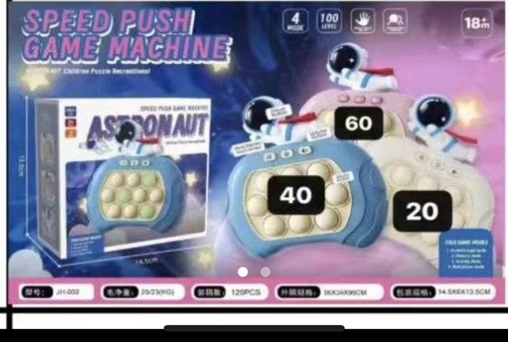 Pop It Gamer Eletrônico Anti Stress Brinquedo C/ Som Console – WZH ...