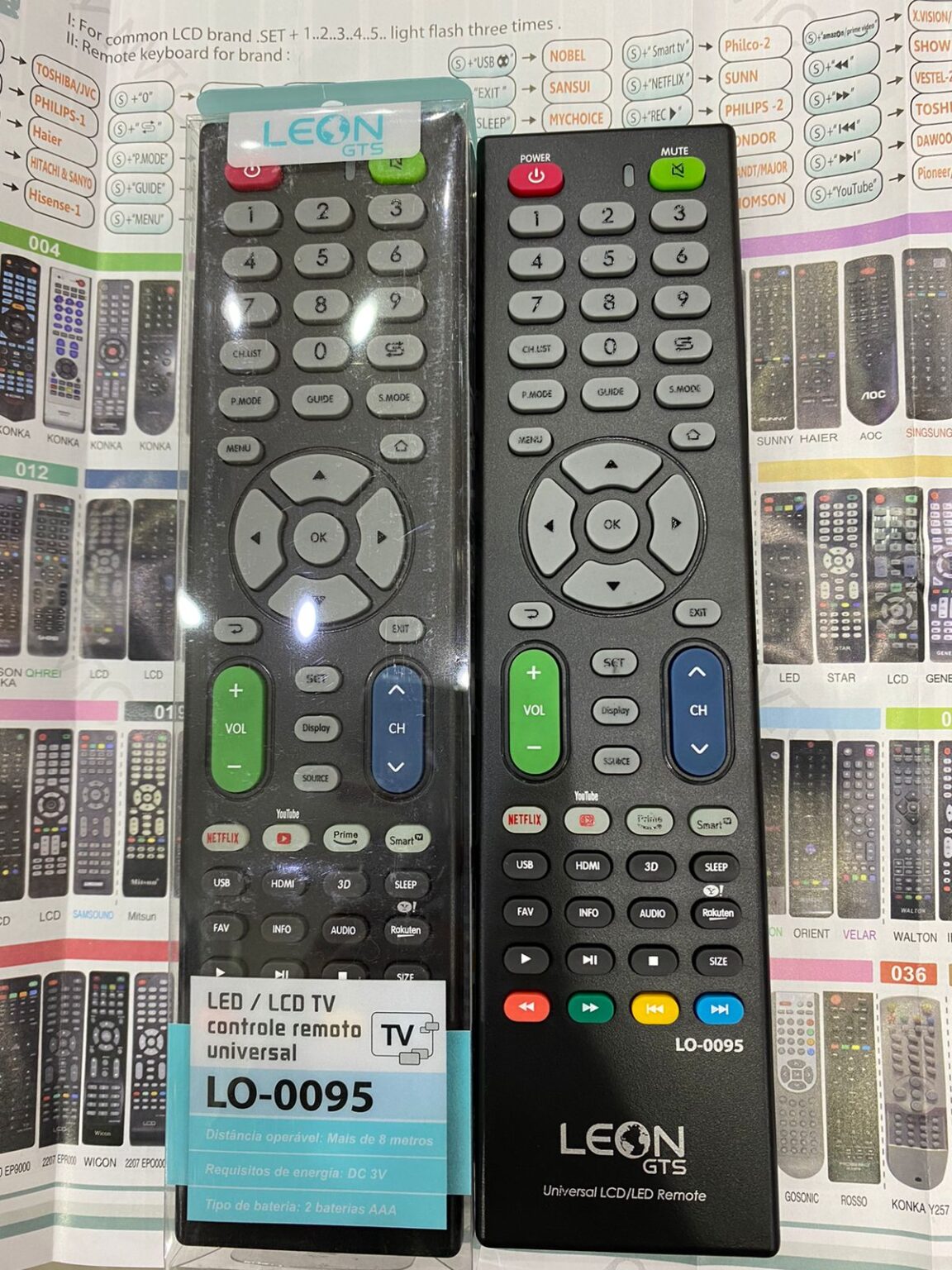 Controle Remoto Universal Leon LO-0095 – WZH Eletronico
